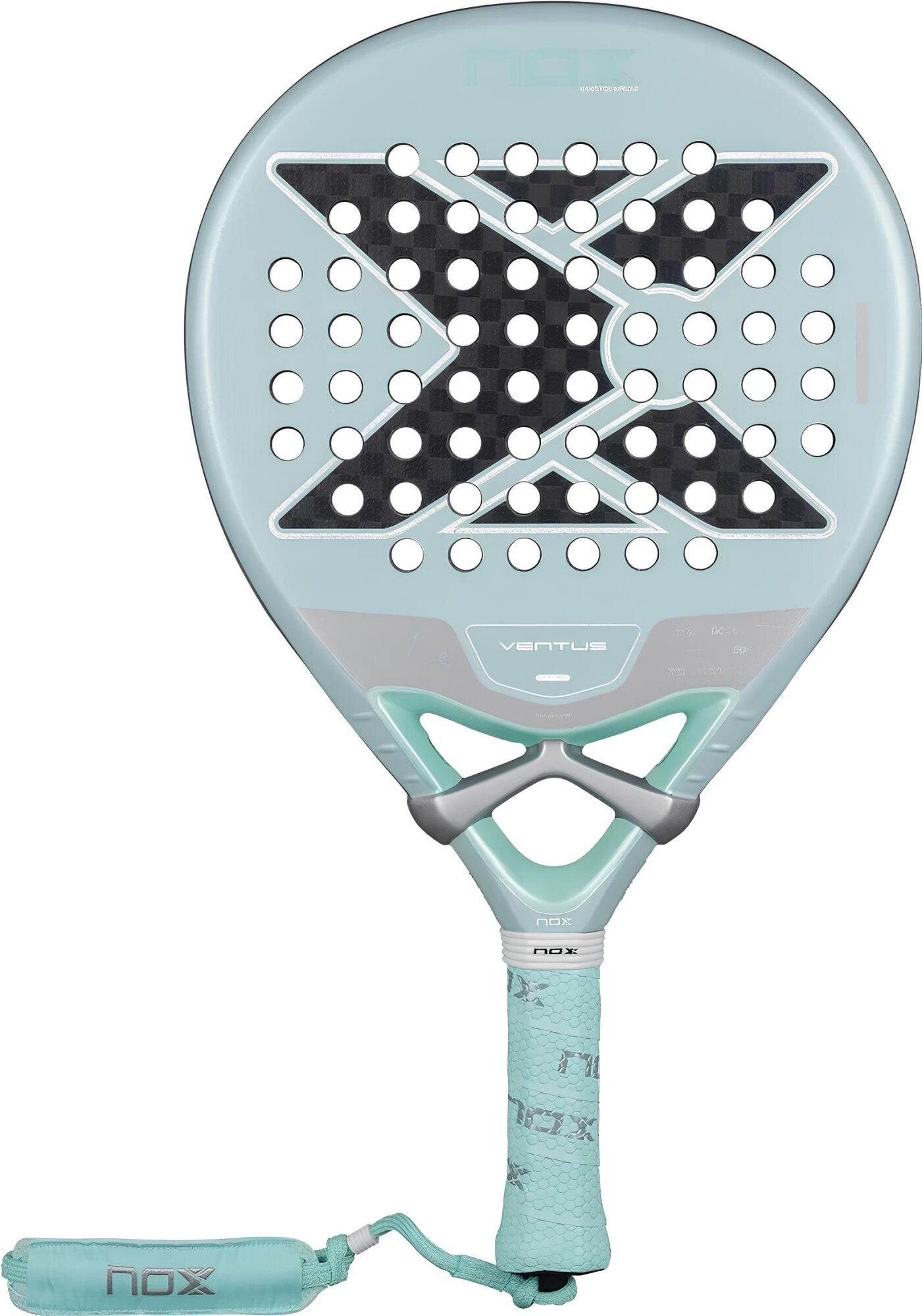 Ракетка для падел тенниса Nox Ventus Hybrid 12K Lite 2026 Бирюзовый