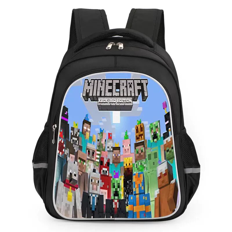 Детская сумка MineCraft Starlight Death Knight для учеников 1-2 классов, прочный узор 13, легкая защита спины