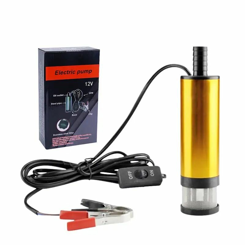 Насос перекачки топлива 12V для солярки 51 мм 32L/min-xm