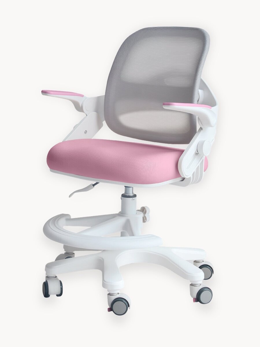 Растущее компьютерное детское кресло Ergokids Dumbo Air Y-308 розовое