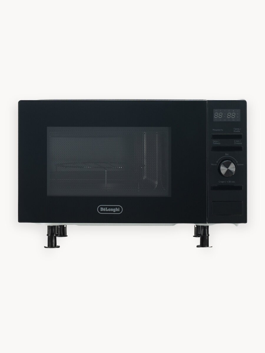 Микроволновая печь DeLonghi DMO 20NB MILANO, встраиваемая, свч, 800 Вт, гриль, 6 уровней мощности, 9 программ