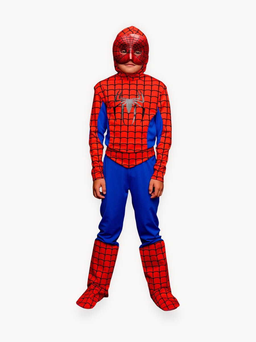 Карнавальный костюм детский "Человек паук" для мальчика классический