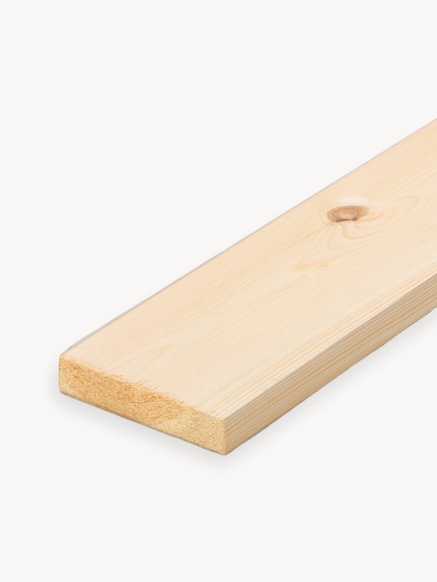 Доска строганная деревянная 2000х140х20мм Хвоя 1 сорт 4 штуки