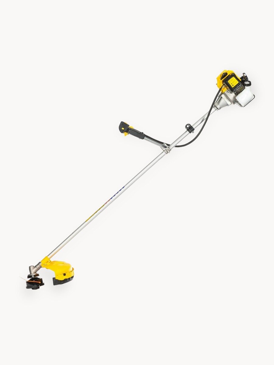 Бензиновый триммер для травы садовый CHAMPION Т338S-2 / Мотокоса / Бензокоса леска/нож, ширина 42 см