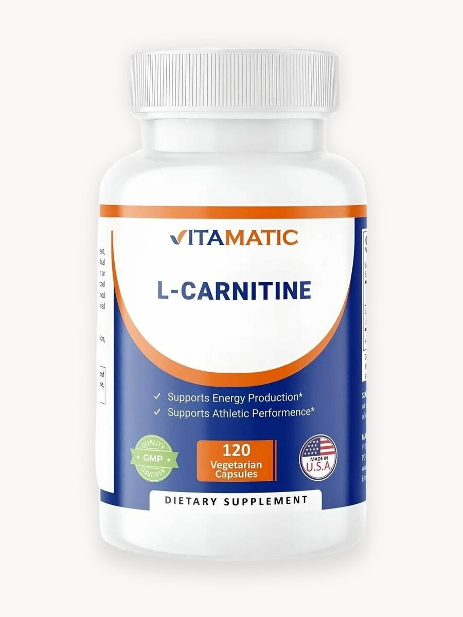 Л-карнитин, 1000 мг, 120 капсул