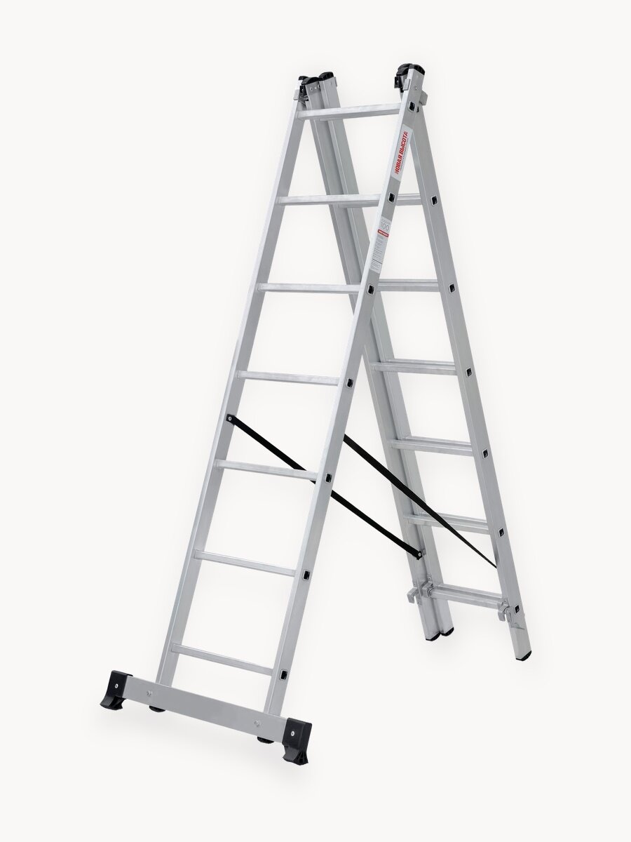 Лестница алюминиевая Новая Высота NV1230 3 секции 21 ступень 509 см