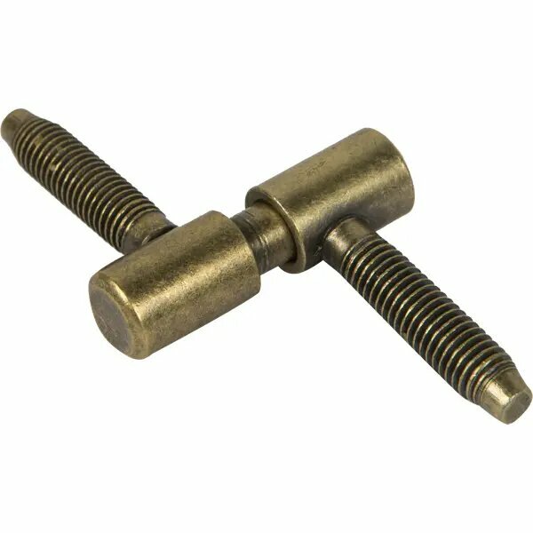 Петля ввёртная AB 38x13 мм сталь цвет бронза