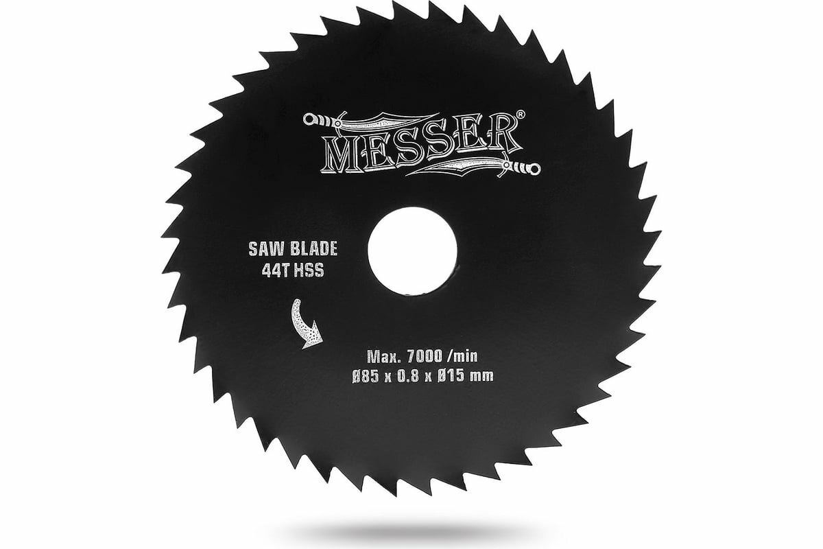MESSER Диск HSS универсальный 85x15x0.8 мм 44T для циркулярной мини-пилы М200 10-40-852