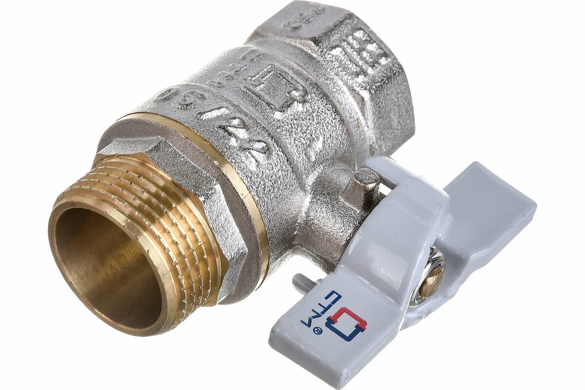 STM стандарт Шаровой кран для воды 3/4' г/ш бабочка CWFMB034 для горячей и холодной воды