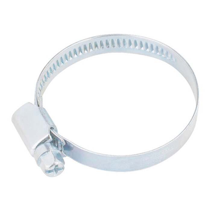 Хомут с винтом 60-80 мм (нержавеющая сталь) без перфорации, b-9мм