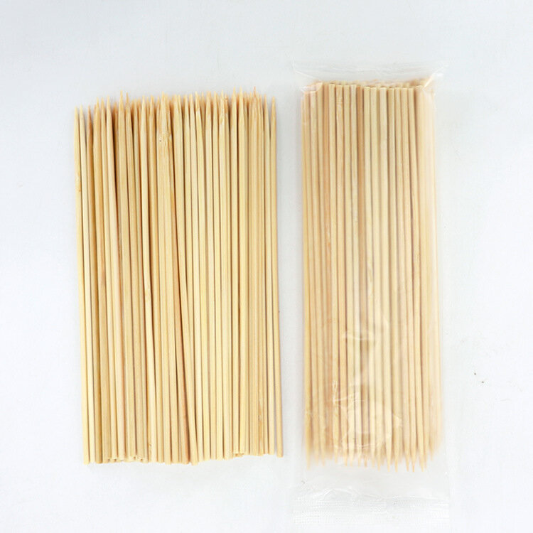 Одноразовые бамбуковые палочки для барбекю палочки в сумке палочки колбаса Скошенные благовония Фруктовые палочки 200