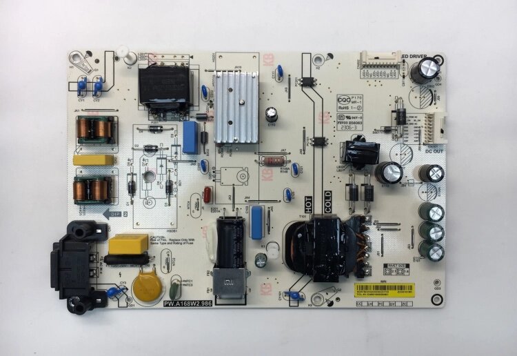 Блок питания PW. A168W2.986 для Xiaomi L55M7-EARU, L50M7-EARU