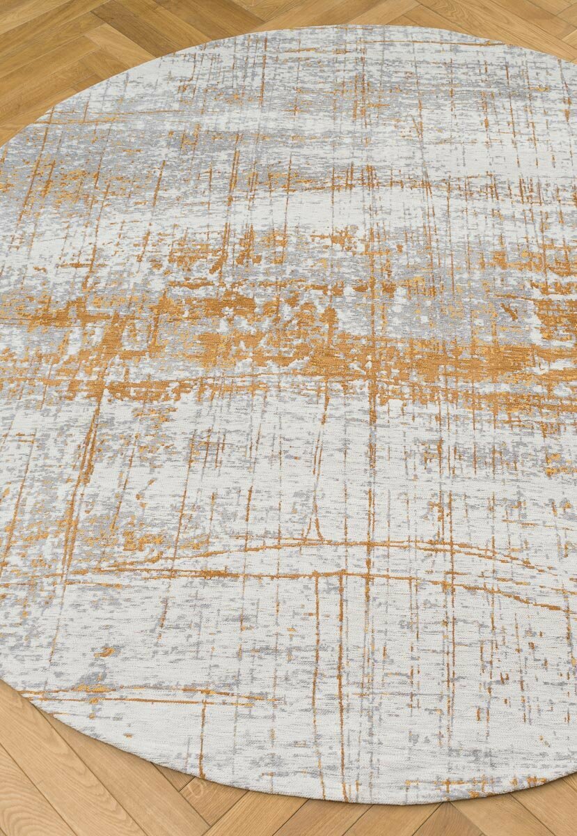 Бельгийский ковер безворсовый 129*129 см Manhattan LM3319-L94 круг