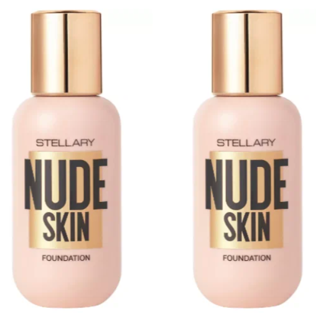 Тональный крем Stellary Perfect Nude Skin Foundation, с эффектом идеальной кожи, тон 04 Золотисто-Бежевый, 35 мл, 2 шт