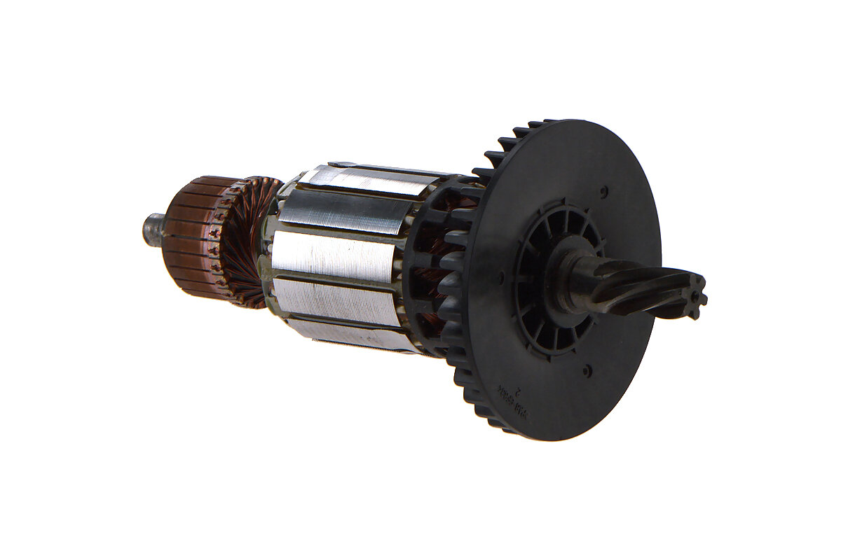 Ротор (Якорь) (L-156 мм, D-41.5 мм, 6 зубов, наклон влево) подходит для молотка отбойного ИНТЕРСКОЛ М-12.5/1050