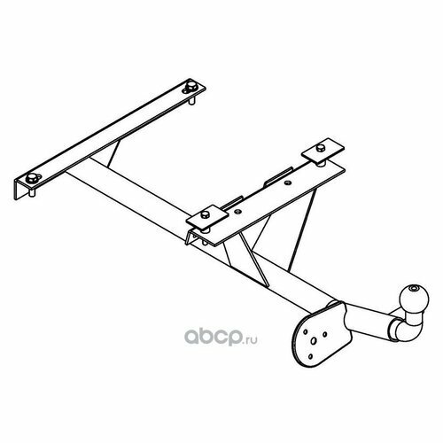Фаркоп тип шара H 2113, 2114 (без снятия бампера) hb 2003-2013 AvtoS VAZ-13 AvtoS VAZ13