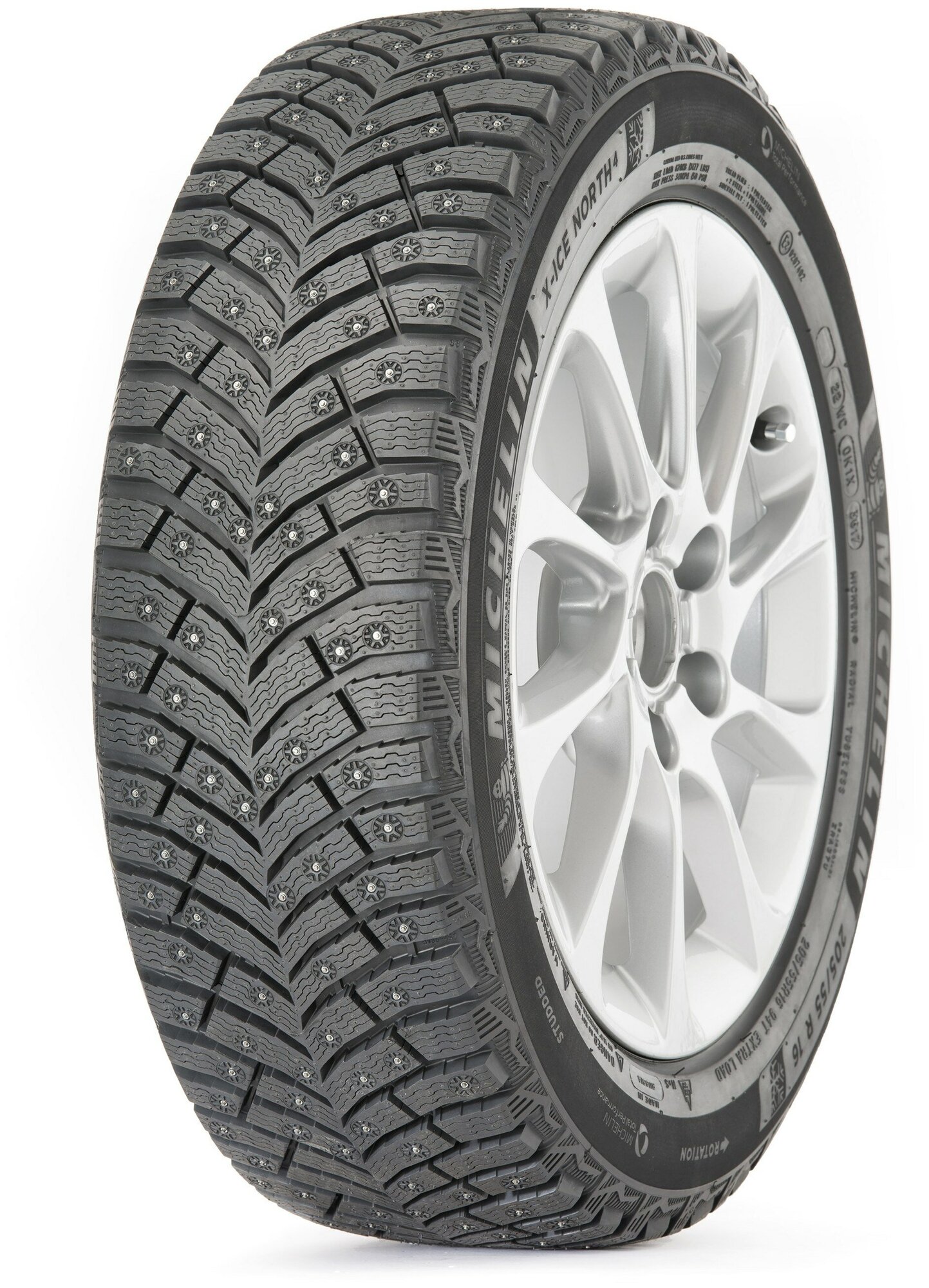 Зимняя шина MICHELIN X-Ice North 4 SUV 275/45 R22 112T шипованная
