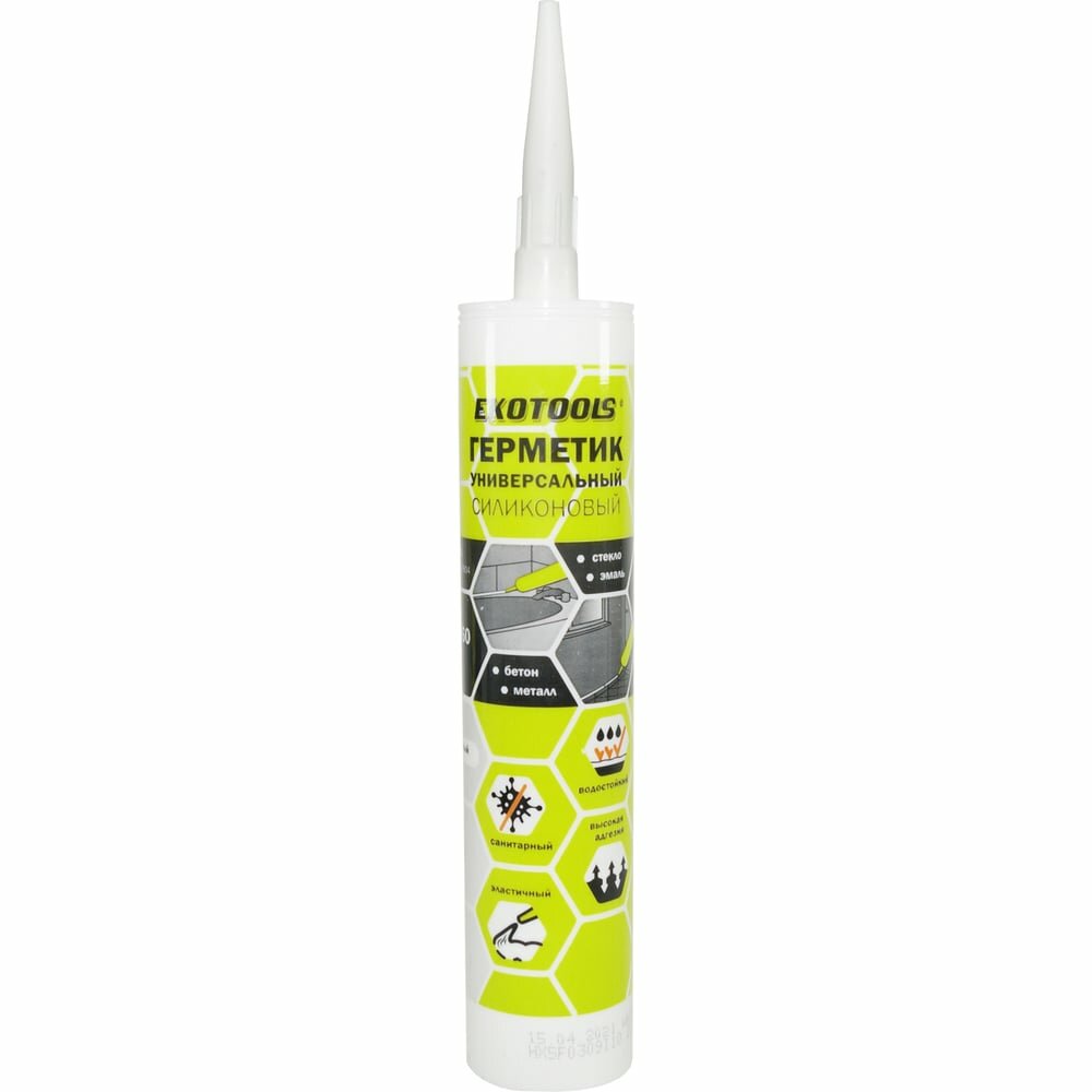 Универсальный силиконовый герметик EKOTOOLS 6507804
