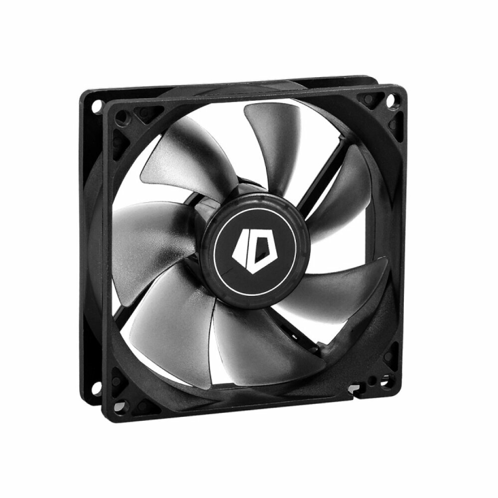 Вентилятор для корпуса ID-COOLING NO-9225-SD (92mm, 1500rpm, 28.5 CFM, 20.0 дБ, 3-pin, black/grey) (NO-9225-SD)