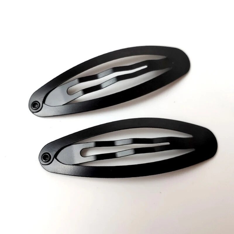 Основания для заколок Ailimi, металлические, золотые, черные, родиевые, 20 шт. Черный, 60mm, Black