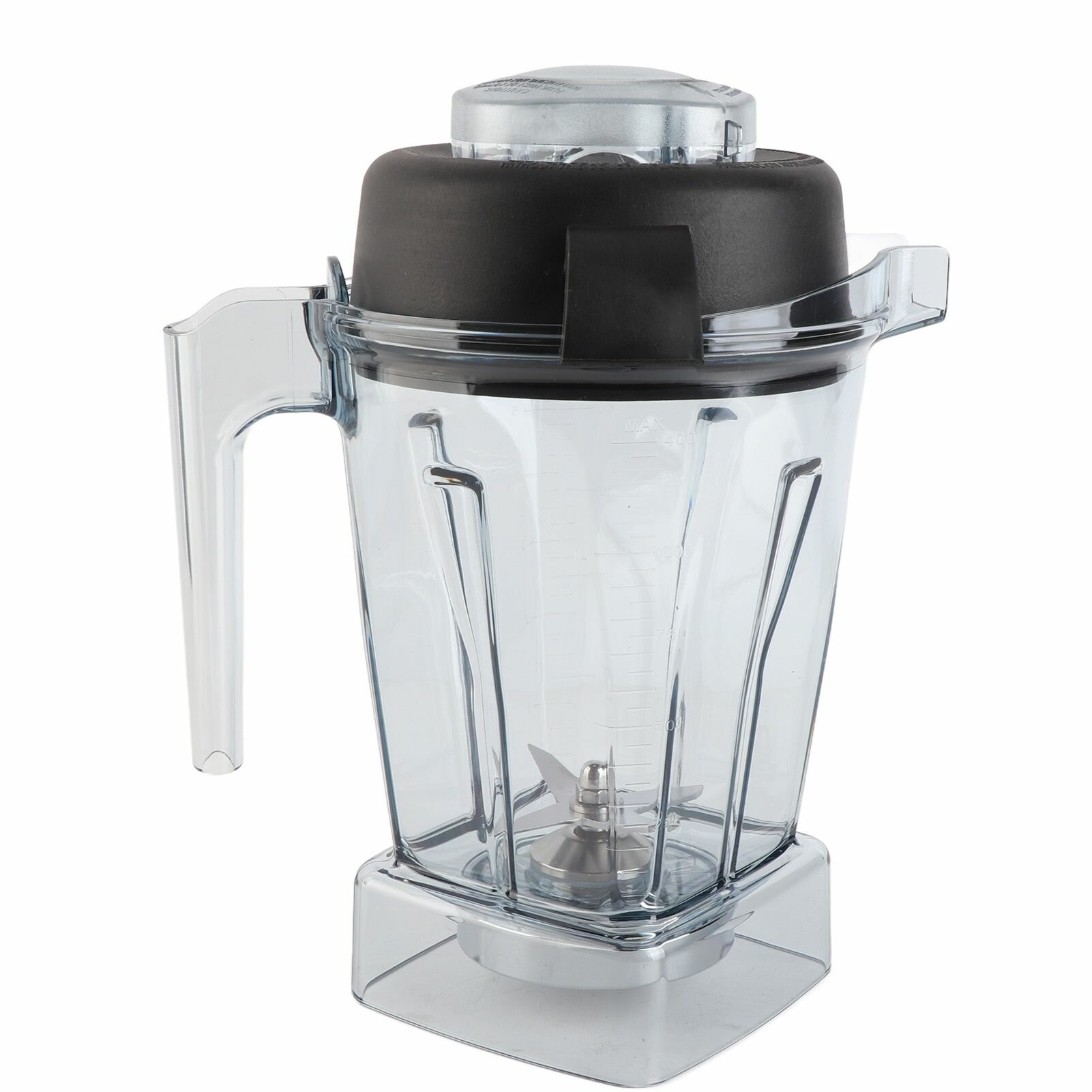 Сменный кувшин для блендера объемом 48 унций с прозрачной крышкой из АБС-пластика, лезвием и крышкой из нержавеющей стали для приготовления смузи и других блюд