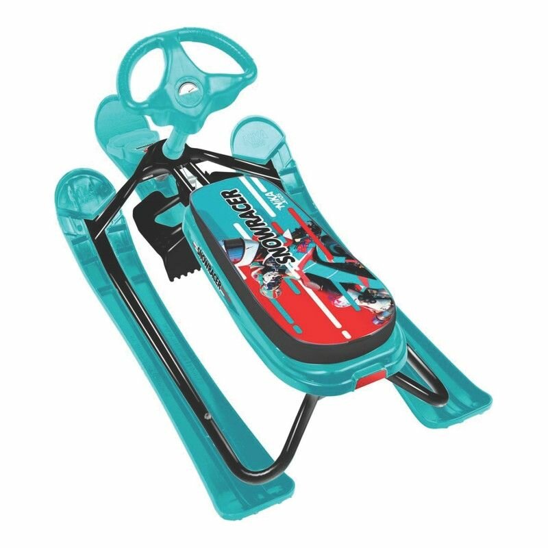 Снегокат Nika Тимка спорт 2 плюс, спортбайк, металл и пластик, с мягким сидением