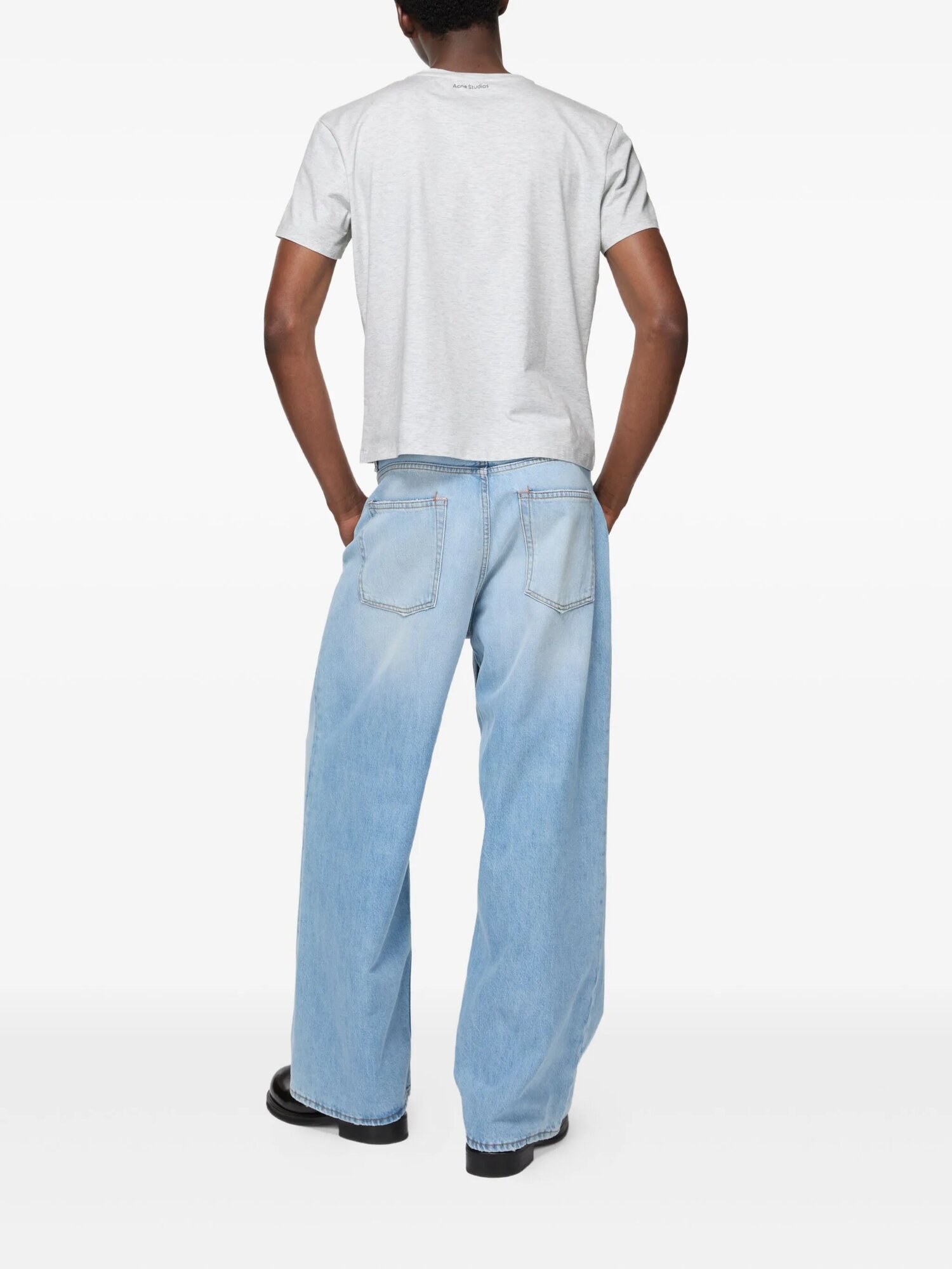 Футболка Acne Studios, размер 50, grey — фото 1