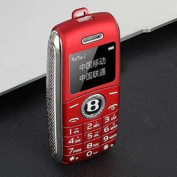 Красный Mini X8 Standard - компактный телефон с двумя SIM