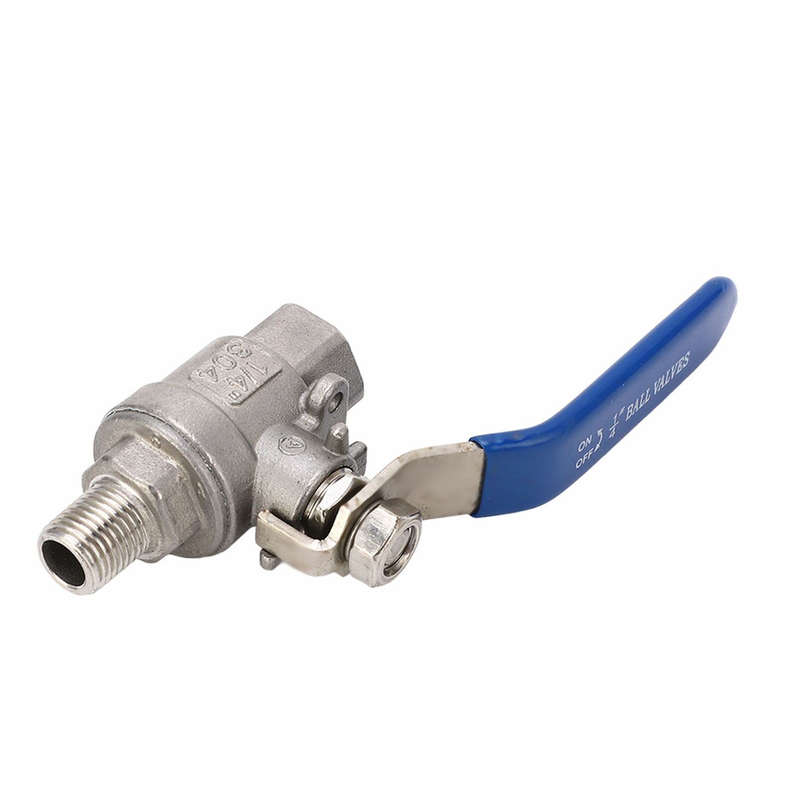 Шаровой кран "мама-папа" 1/4" из нержавеющей стали для жидкостей и газа с надежной герметизацией