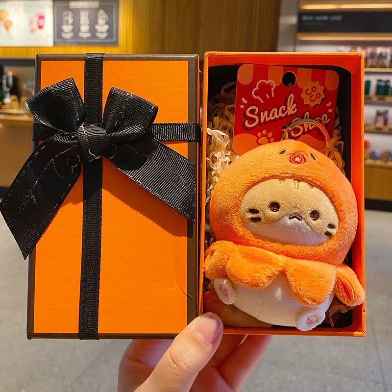 Плюшевый брелок-подвеска для ключей и рюкзака в виде кошки Тайяки, японская мягкая милая кукла, украшение, небольшой