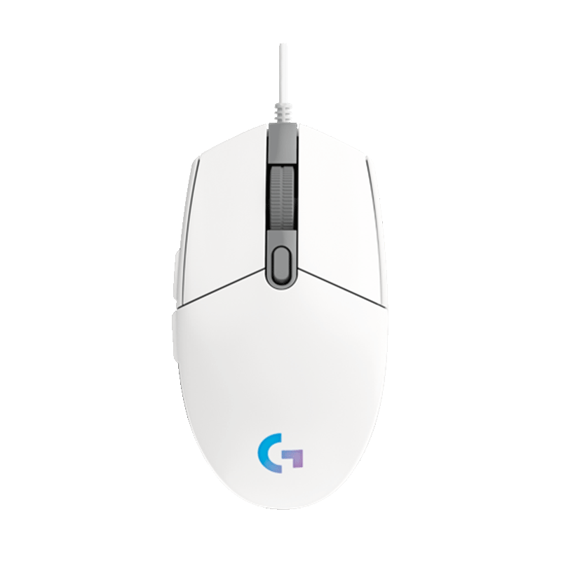 Игровая мышь Logitech G102 второго поколения, проводная, с аксессуарами, противоскользящими наклейками, динамической