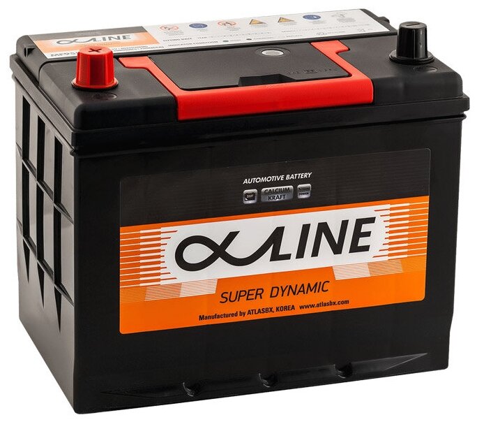 Аккумулятор автомобильный AlphaLINE SD 95D26R 6СТ-80 прям. 260x172x220