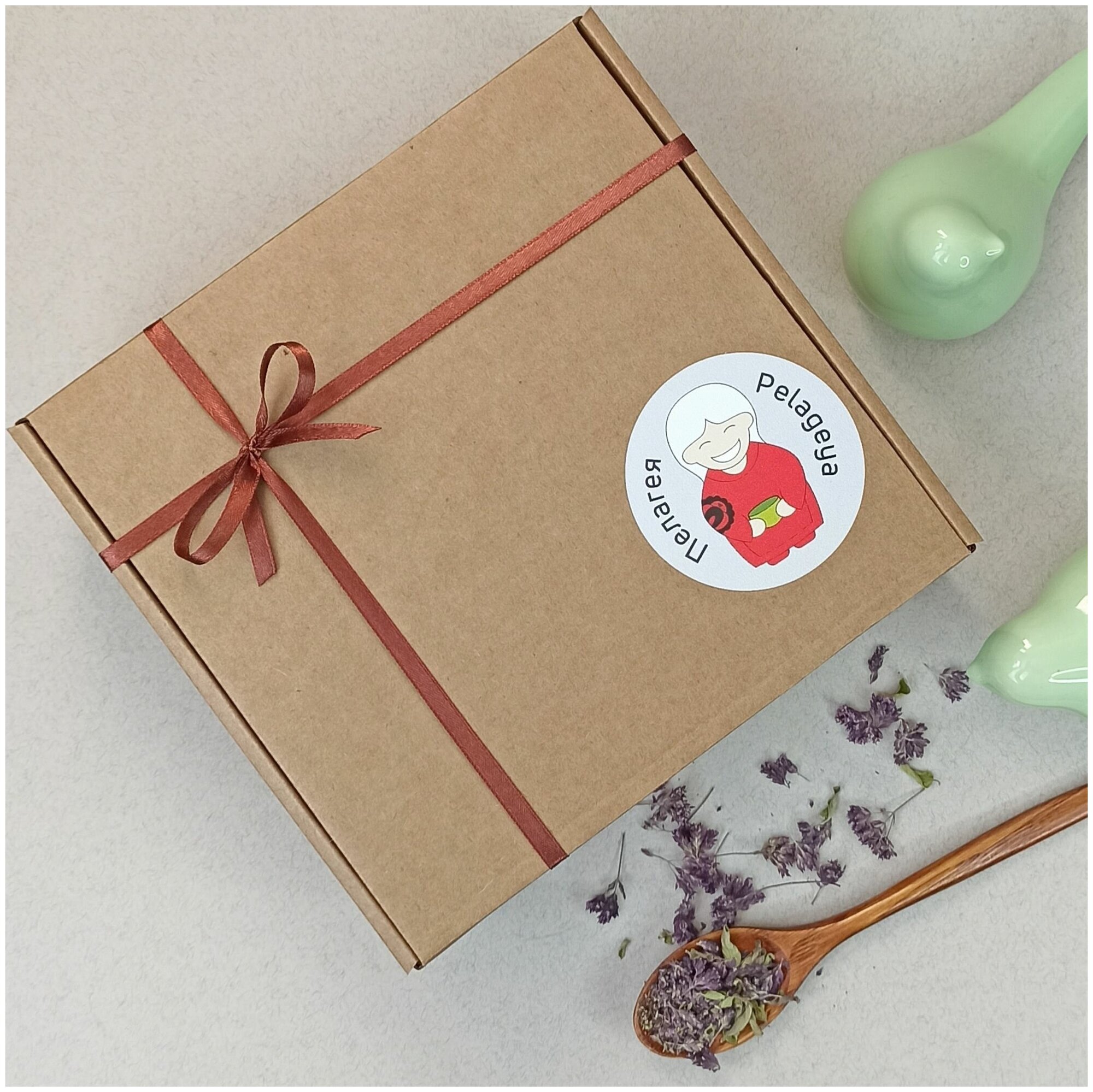 Набор подарочный - травяной чай Пелагея, 6 вкусов. Семь чашек