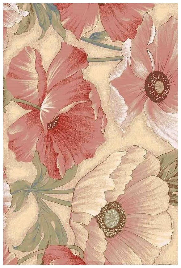 Ковер монгольский на пол 200х300 см бежевый модерн современный ворс 10 мм 48343 ковренок