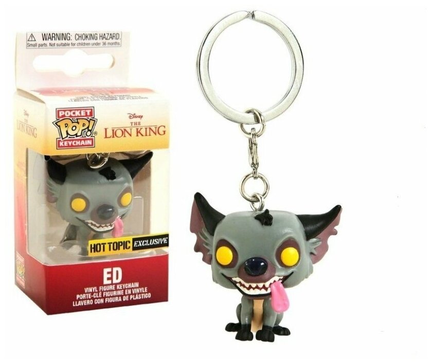 Брелок Hyenas Ed из мультика Король Лев Дисней The Lion King Disney Keychain