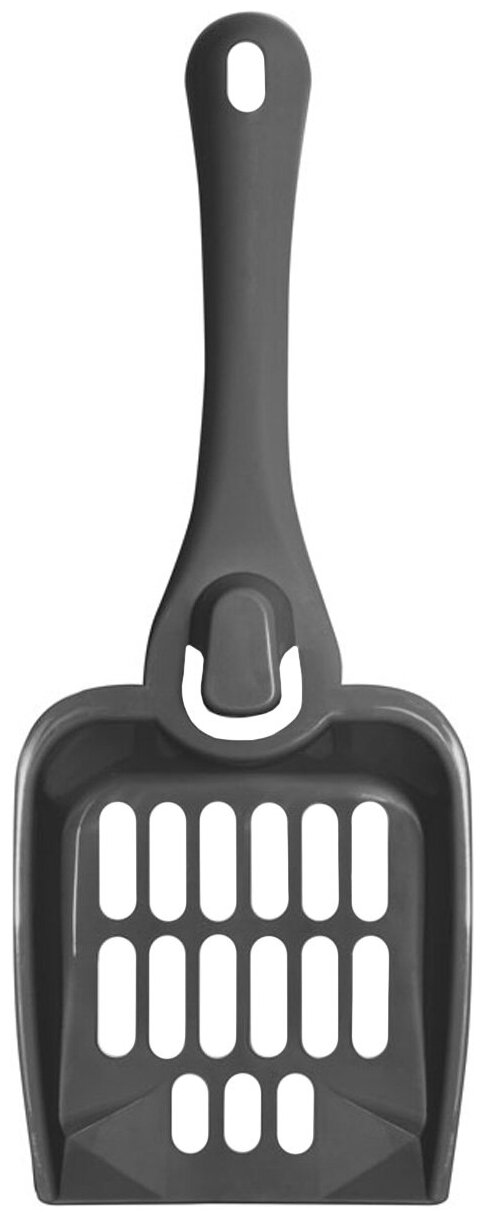 Совок для кошачьего туалета Triol с креплением на бортик серый 25,5 х 9,5 х 4,5 см (1 шт)