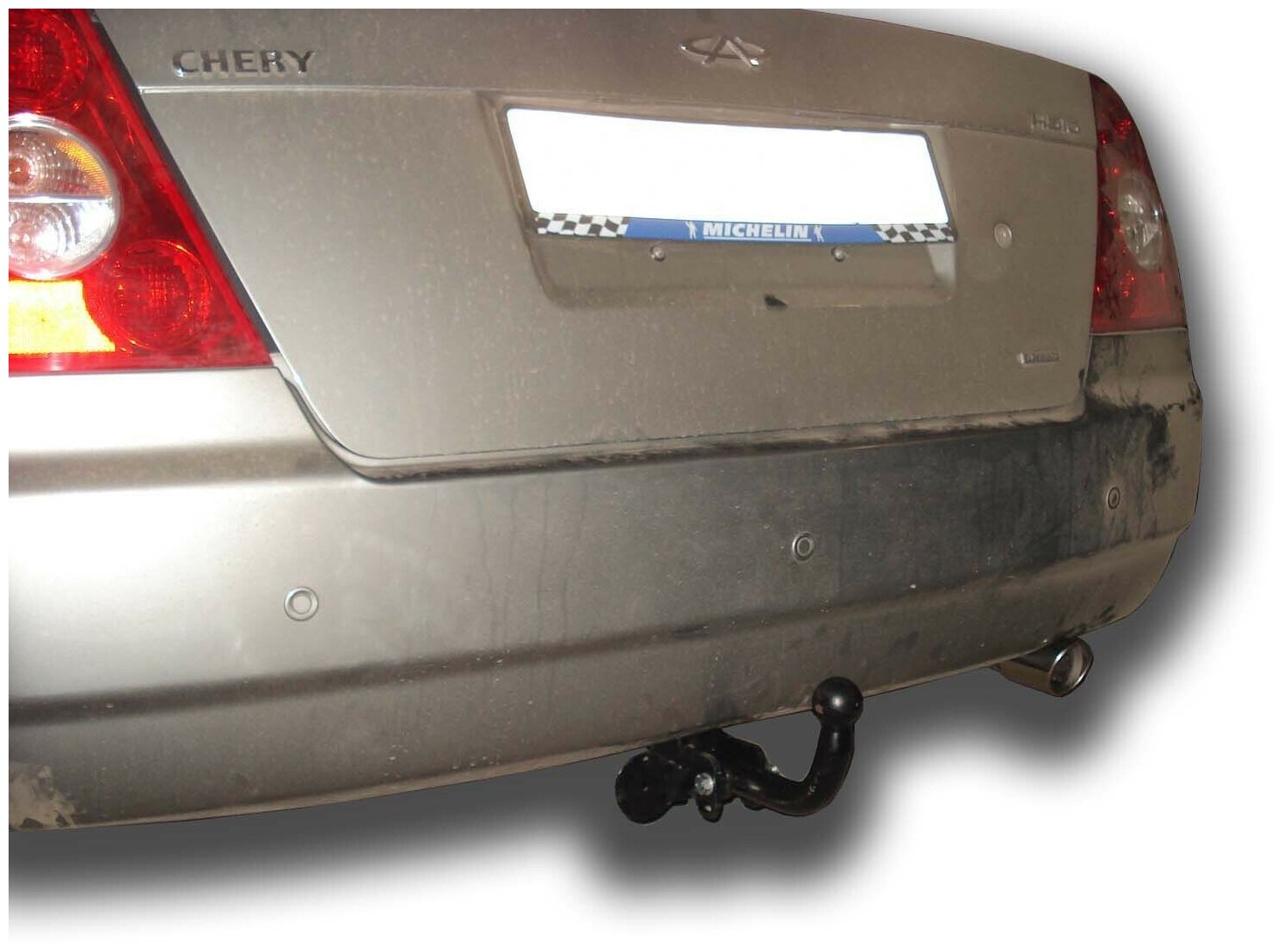 Фаркоп Лидер-Плюс для CHERY FORA2006- / тагаз VORTEX ESTINA (седан) 2008- с электрикой и сертифкатом в комплекте арт.(C103-A)