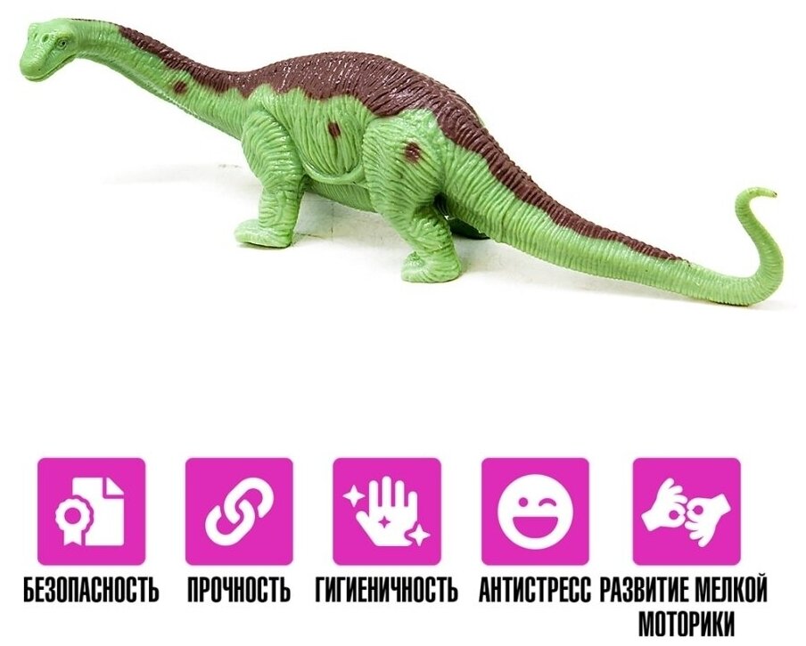 Тянучка-антистресс игрушка Динозавр - Апатозавр