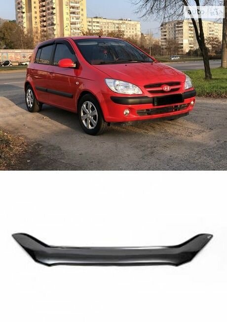 Дефлектор капота HYUNDAI Getz 2007- (Евро)