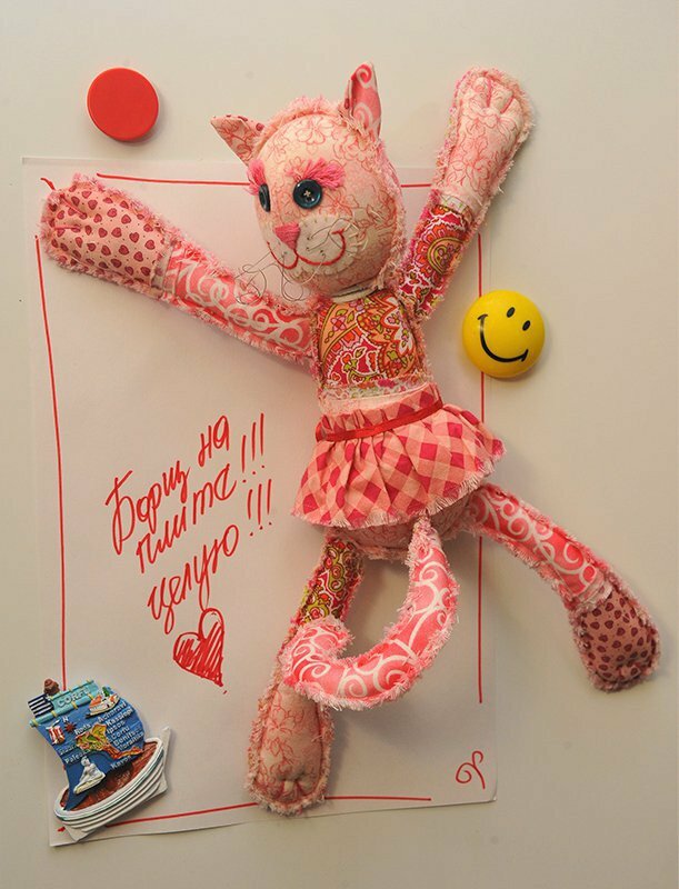 Набор для создания текстильной куклы Кошечка ПМ-802