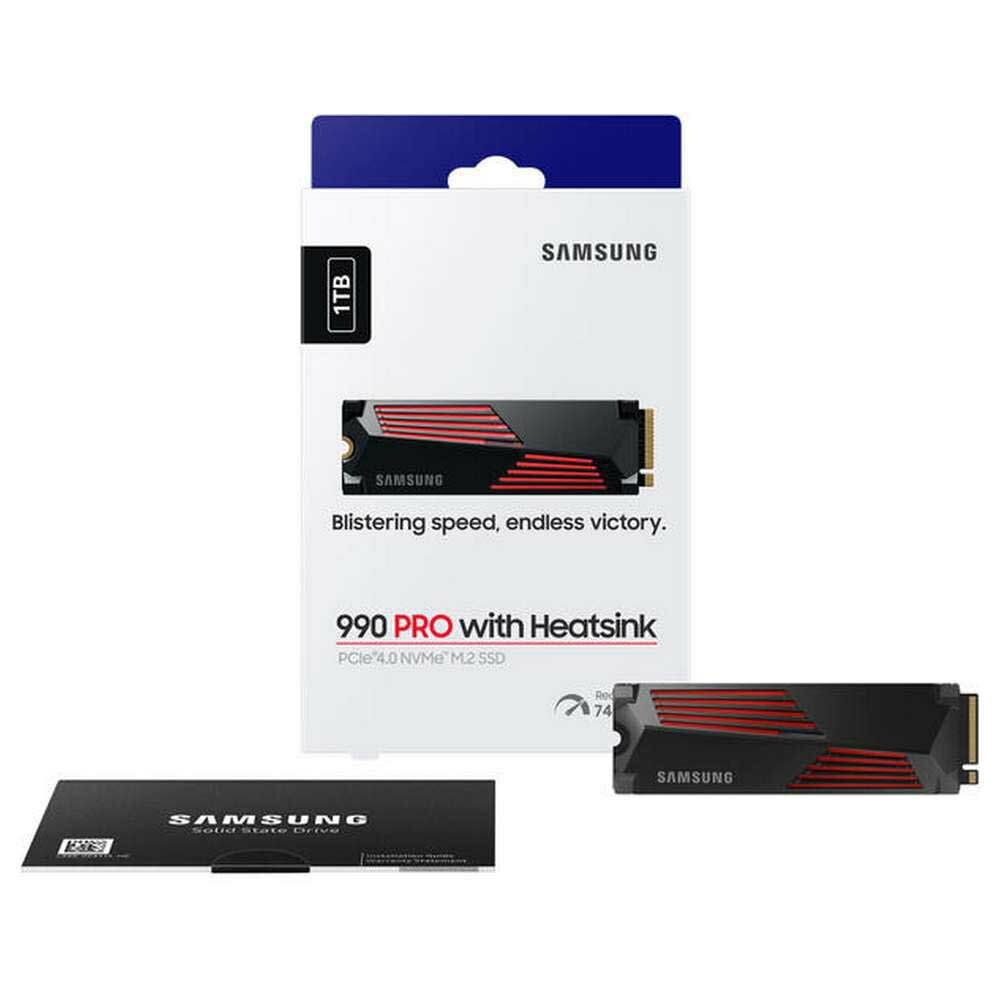 Samsung 990 Pro with Heatsink 1TB MZ-V9P1T0 PCIe 4.0 NVMe M.2 SSD