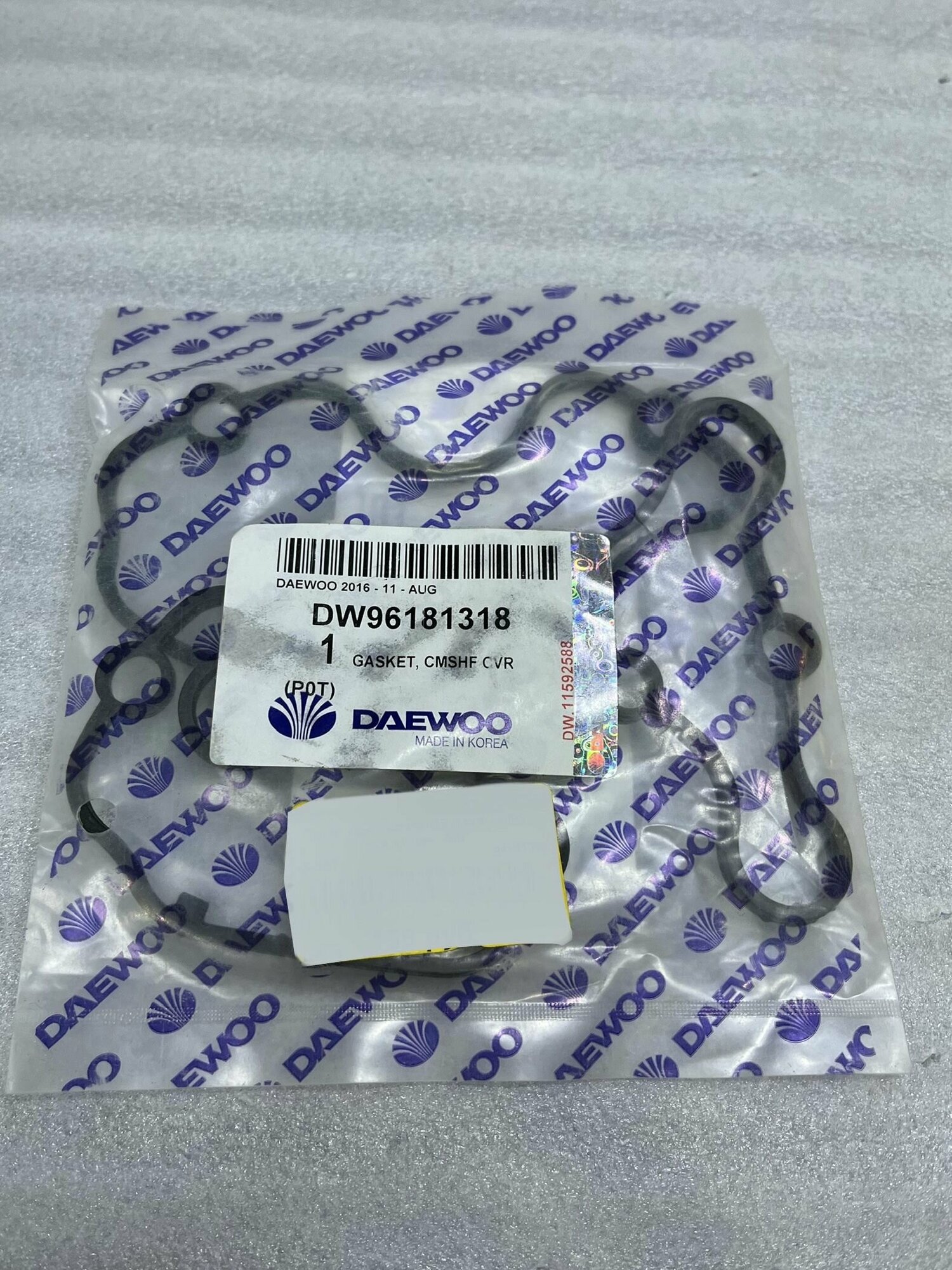 Прокладка клапанной крышки Daewoo арт. 96181318