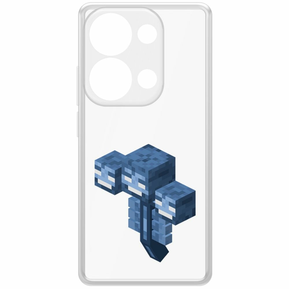 Чехол-накладка Krutoff Clear Case Minecraft-Иссушитель для Xiaomi Redmi Note 13 Pro 4G
