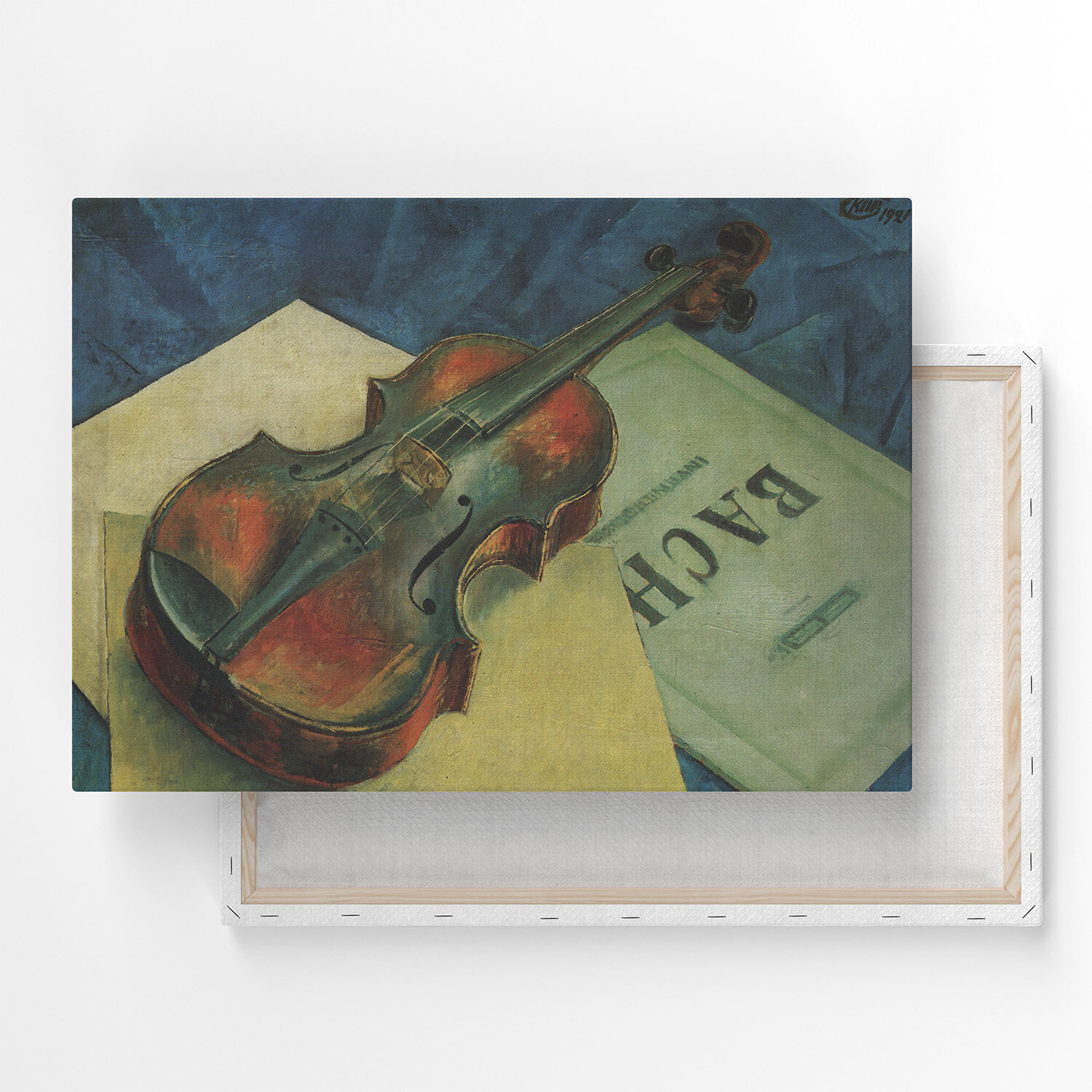 Картина на холсте, репродукция / Кузьма Петров-Водкин - Скрипка / Размер 60 x 80 см