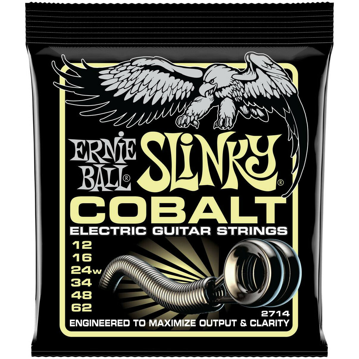 Струны для электрогитары Ernie Ball 2714 Mammoth Cobalt 12-62
