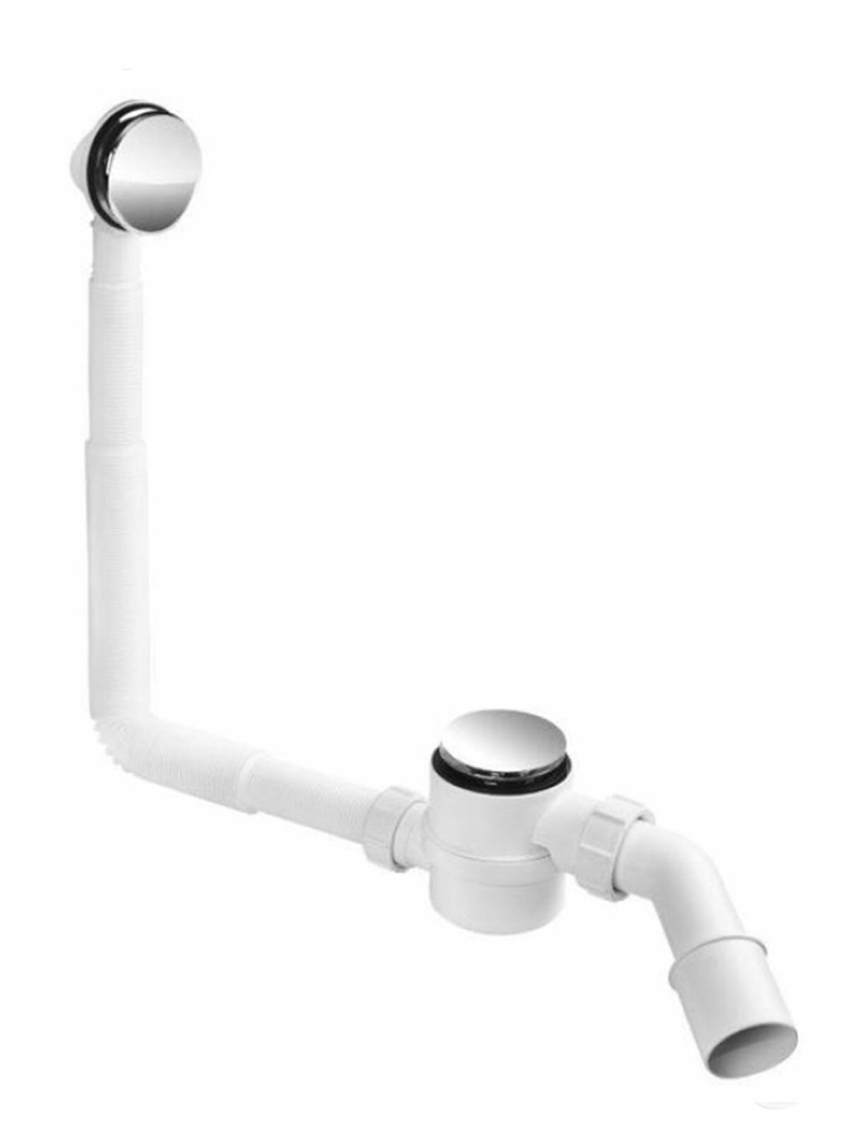 Сифон для ванны McAlpine MRB12, click-clack, хром (MRB12)