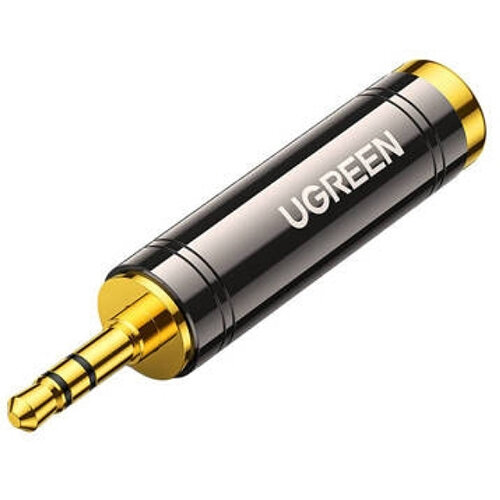 Коннектор Ugreen AV168 mini jack 3.5 mm (male) to jack 6.35 mm (female) (60711)