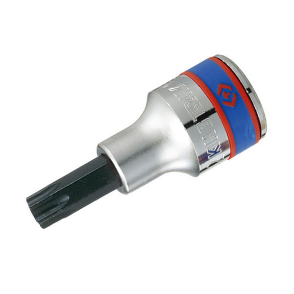KING TONY 4109PR набор торцевых насадок 1 / 2 , torx, т20-т60 мм, l = 60 мм, 9 предметов