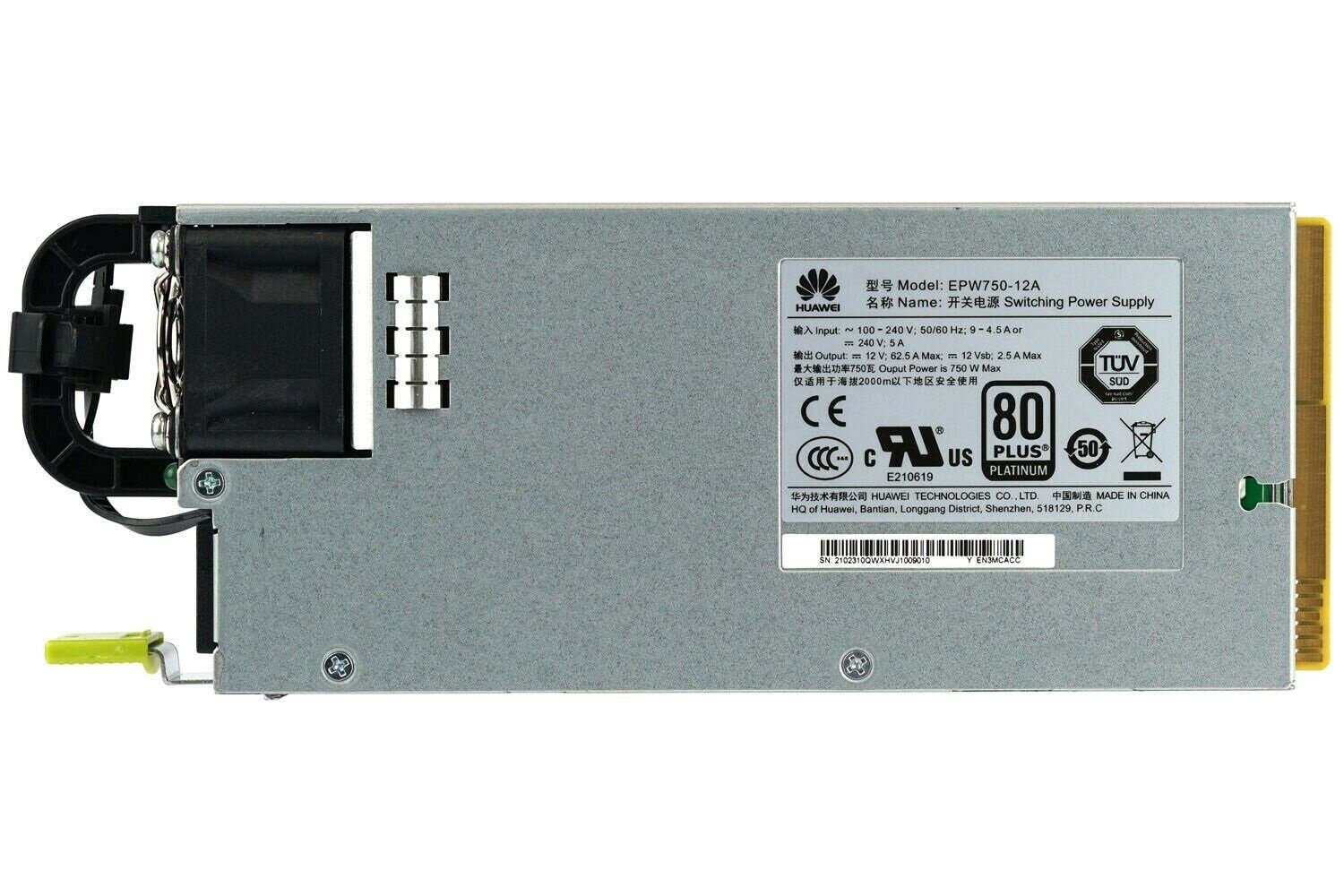 Блок питания Huawei EPW750-12A 750 Вт PSU 12 A 02310QWX