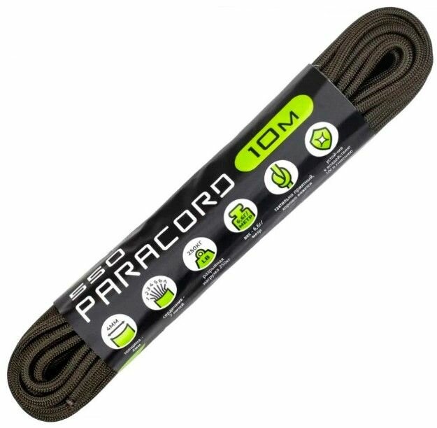 Паракорд 550 CORD nylon 10м RUS (brown)